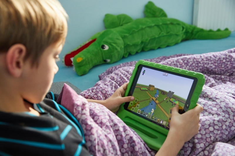 Obese Kids Playing Video Games