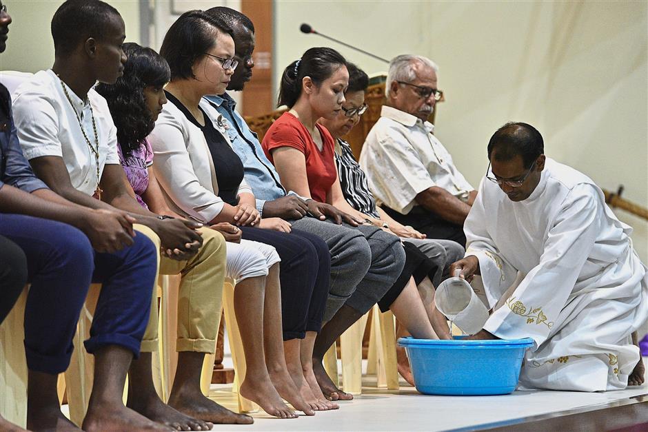 Maundy Thursday Foot Washing