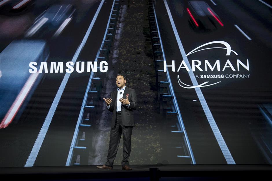 Samsung Electronics unveils driverless car parts, infotainment platform ...