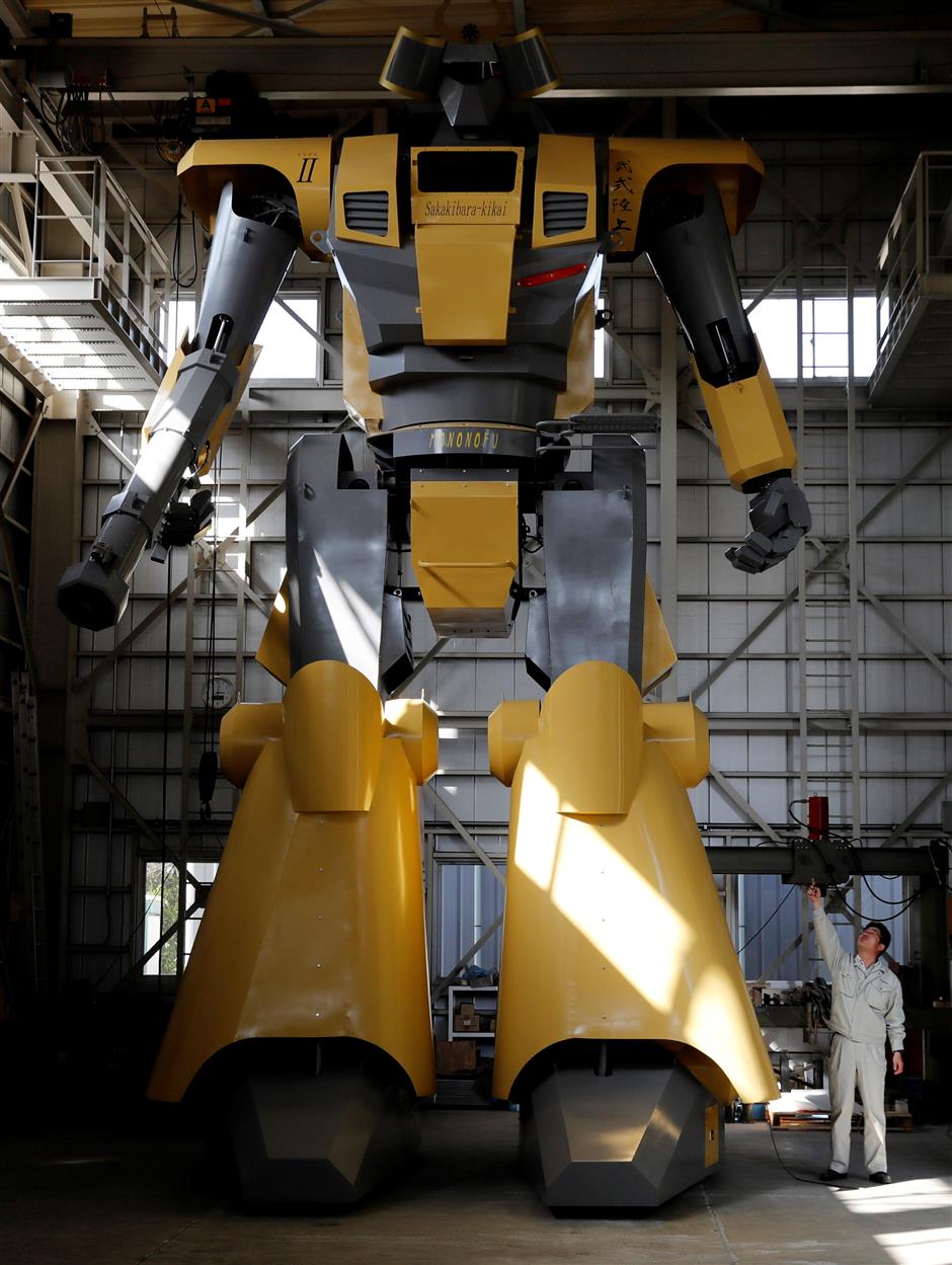 Japanese engineer builds giant robot to realise ‘Gundam’ dream | The Star