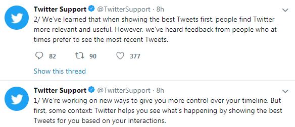 Twitter to bring back the chronological timeline | The Star