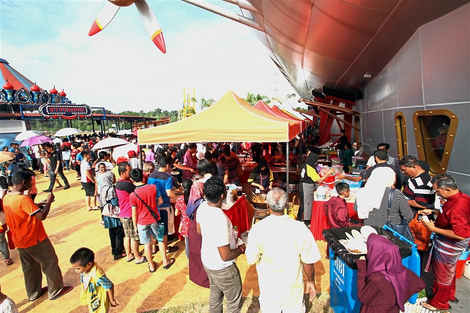 State-level Hari Raya do in theme park draws throngs | The Star