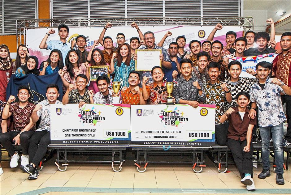 Community Sports: Indonesian university champs of UiTM sports fiesta ...