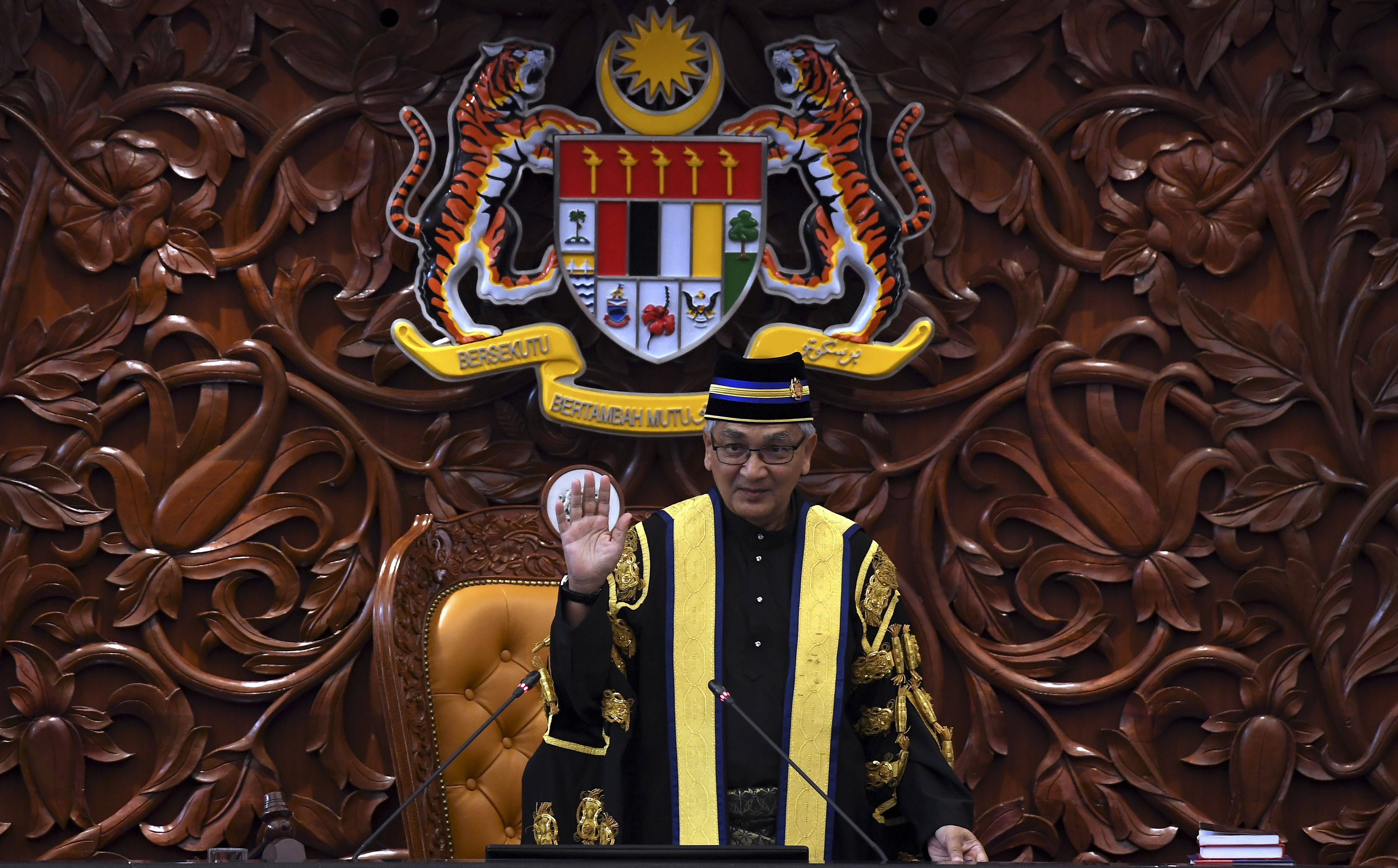Opposition MPs stage walkout as Mohamad Ariff sworn in as Speaker | The ...